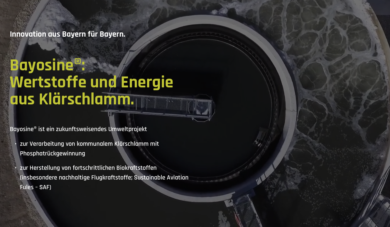 Bayernoil macht aus Klärschlamm Kerosin - Marketing-Beratung Anton Krammel